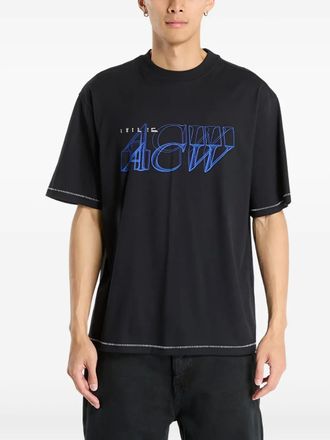 A-Cold-Wall* t-shirt Serif &agrave; coutures contrastantes - Noir