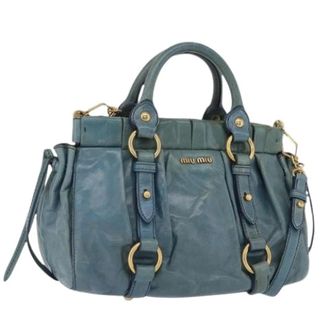 Miu Miu Sac &agrave; main Pre-owned - Femme - Pre-owned - Bleu - Taille: ONE Size
