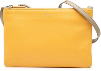 Celine Hobo Bags - Large Tricolor Lambskin Trio Crossbody - Gr. unisize - in Gelb - f&uuml;r Damen