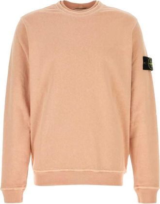 Stone Island Homme, Sweatshirts et sweats &agrave; capuche, Rose, Taille: S SweaT-shirts