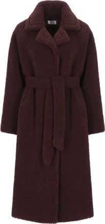 Betta Corradi Femme, Manteaux, Rouge, Taille: 38 FR Manteau Teddy