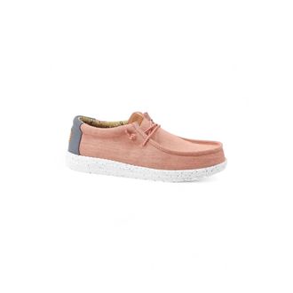 Hey Dude Wally Washed Canvas - - Shoes - Herren - Rosa - 45 EU