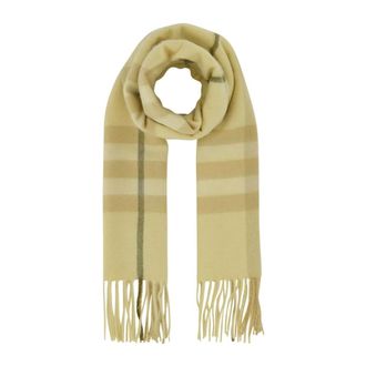 Burberry unisex, Accessoires, Beige, Taille: ONE Size Giant Check Cashmere Scarf