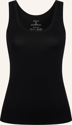 erlich textil Erlich Textil Light Touch Tanktop Mit Weichem Lyocell, Seidig Fein Elastisch schwarz