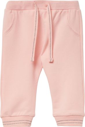 s.Oliver Sweatpants aus Baumwollmix mit Glitzerdetails zartrosa 86