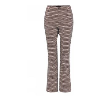 C.Ro Hose mit Grafischem Muster - - Trousers - Damen - Braun - L