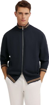 Bugatti Herren Sweatjacke 8750-75080C modern, Rei&szlig;verschluss, Baumwolle, bequem, sportlich, elegant, klassisch