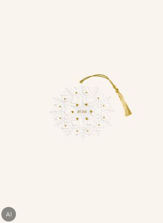 Villeroy & Boch Ornament Schneeflocke 2026 Christmas Classics gold