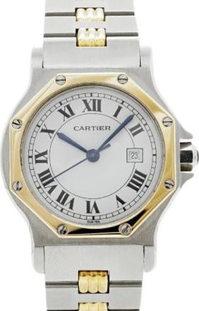Cartier unisex, Pre-owned, Blanc, Taille: ONE Size Montre-bracelet vintage doccasion