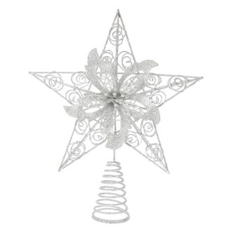 Cabilock weihnachtsbaumspitze Stern Star for Christmas Tree Christmas Tree Topper weihnachtssternverzierung Weihnachtsdekoration Weihnachtsbaum Sternverzierung