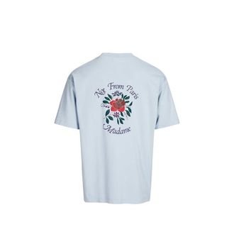 Dr&ocirc;le de Monsieur T-shirts&eacute;rigraphi&eacute; &agrave; col rond en coton