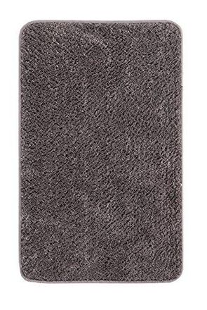Andiamo Andiamo Microfaser Badteppich-Verschiedene Farben und Größen-Oeko-Tex 100-Badvorleger eckig Badematte, Polyester, grau, 50x80 cm