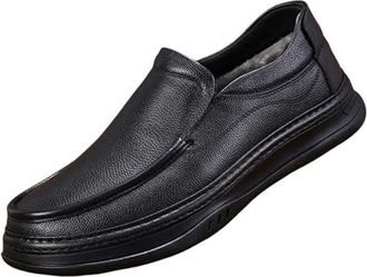 Generic Mocassins habill&eacute;s pour homme en cuir classique pour f&ecirc;te, mariage, Noir, 39 1/3 EU