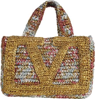 Valentino Garavani Viva Superstar Small Raffia Bag