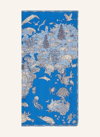 Inou&iuml; Editions Inoui Editions Seidentuch blau