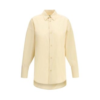 Darkpark Cotton Dress Shirt - - Blouses & Shirts - Damen - Beige - S