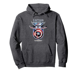 MARVEL Captain America: Brave New World Shield Logo Pullover Hoodie