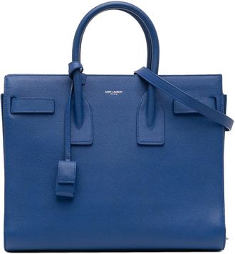 Saint Laurent Hobo Bags - Small Leather Sac De Jour Satchel - Gr. unisize - in Blau - f&uuml;r Damen