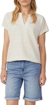 s.Oliver Strukturiertes T-Shirt im O-Shape