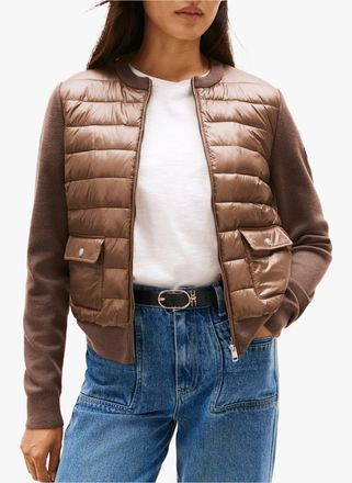 Tommy Hilfiger Doudoune ultral&eacute;g&egrave;re &agrave; manches en tricot