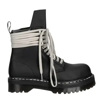 Rick Owens Bottes &agrave; embout acier Quad Sole - Homme - Chaussures - Noir - Taille: 41 EU
