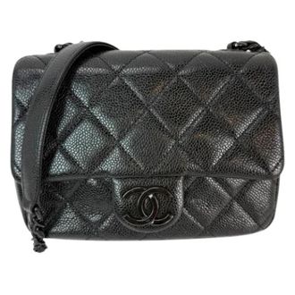 Chanel Pre-owned Caviar Quilted Incognito Mini Square Flap Bag - - Pre-owned - Damen - Schwarzk - ONE SIZE