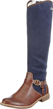 s.Oliver Casual 5-5-26525-31, Damen Stiefel, Blau (Navy/Cafe 826), EU 39