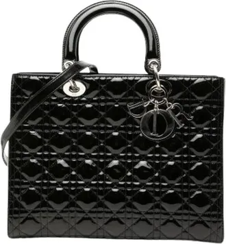 Dior Sac &agrave; main Lady Dior Pre-owned - Femme - Pre-owned - Noir - Taille: ONE Size
