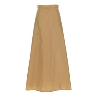 Jil Sander Ausgestellter langer Rock - - Skirts - Damen - Beige - XS