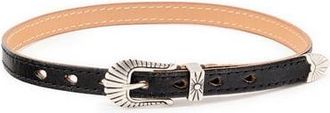 Our Legacy Bracelet et tour de cou forme ceinture en cuir
