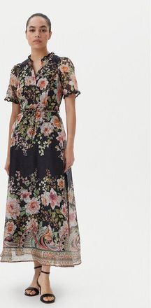 Hale Bob Sommerkleid 4YPR654M Schwarz Regular Fit