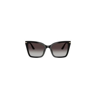 Emporio Armani Rechteckige Sonnenbrille - - Accessories - Damen - Schwarzk - 53 MM