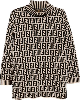 Fendi haut Zucca (années 1990-2000) - Tons neutres