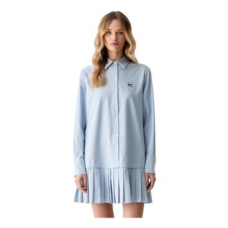 Karl Lagerfeld Femme, Robes, Bleu, Taille: 36 FR Robe chemise