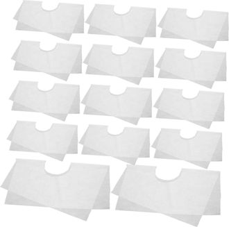 TOPBATHY 100 Blatt Einweg Spa Gesichtsl&ouml;cher Pads Mikrofaser Massagebett Loch Abdeckung Atmungsaktiv Sanft Komfortabel F&uuml;r Massage Kosmetiksalons Spa Zubeh&ouml;r