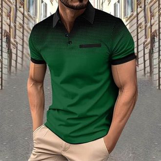 Generic Chemise de golf extensible d&eacute;contract&eacute;e &agrave; manches courtes et col rabattable, l&eacute;g&egrave;re, polyvalente, &eacute;l&eacute;gante, confortable, respirante, pour le travail, 