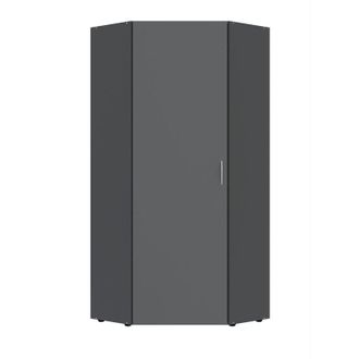 PEGANE Pegane - Armoire dangle, meuble de rangement coloris Graphite - longueur 80 x hauteur 185 x profondeur 80 cm