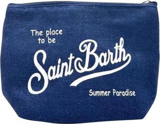 MC2 Saint Barth Femme, Sacs, Bleu, Taille: ONE Size Toiletry Bag