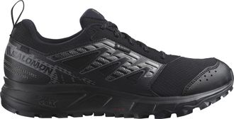Salomon Wander Gore-Tex Wasserdichte Herren Trailrunning- und Wanderschuhe, Outdoor-bereit, Komfort durch Dämpfung, Sicherer Fußhalt, Black, 40 2/3