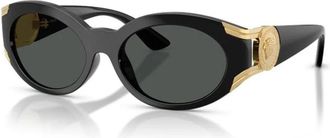 Versace Femme, Accessoires, Noir, Taille: 55 MM Lunettes de soleil