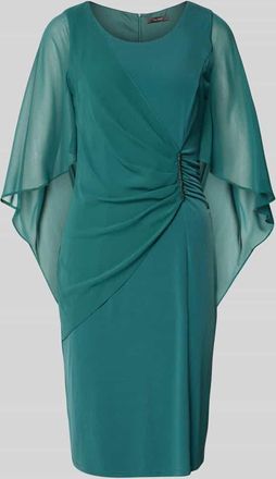 Vera Mont Knielanges Cocktailkleid mit Rundhalsausschnitt