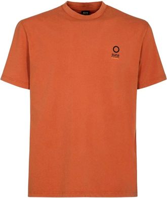 Suns Homme, Tops, Orange, Taille: XL Paolo Old Dye T-Shirt