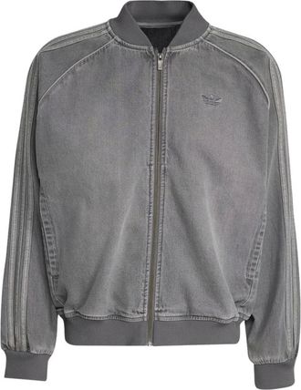adidas Homme, Vestes, Gris, Taille: S SST Adicolor Loose Denim Jacket