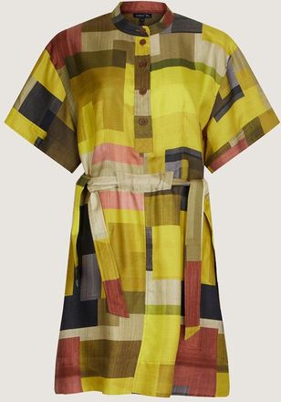 SOEUR ROBE WANDA JAUNE/KAKI