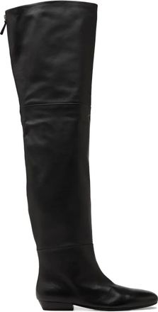 Marsèll bottes lacées en cuir - Noir