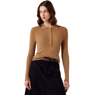 Ariat Womens Winsthorpe Sweater Long Sleeve in Tigers Eye, Size X-Large, by Ariat