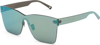 Belstaff Femme, Accessoires, Vert, Taille: ONE Size Lunettes de soleil en ac&eacute;tate vert LuminorPetrol