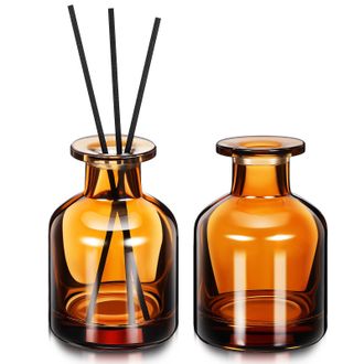 BESPORTBLE Cabilock Glas Diffusorflaschen 2 St&uuml;ck 150ml Zylindrisch Leere Nachf&uuml;llbare Aromadiffusoren f&uuml;r &Auml;therische &Ouml;le mit Deckel f&uuml;r Zuhause und Auto