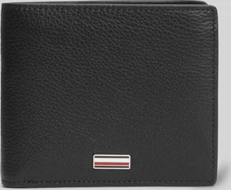 Tommy Hilfiger Portemonnaie aus echtem Leder mit Logo-Applikation