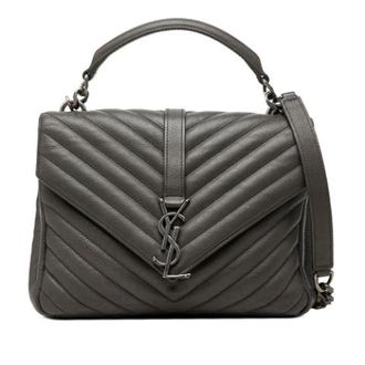 Saint Laurent Pre-owned College Satchel - - Pre-owned - Damen - Grau - ONE SIZE